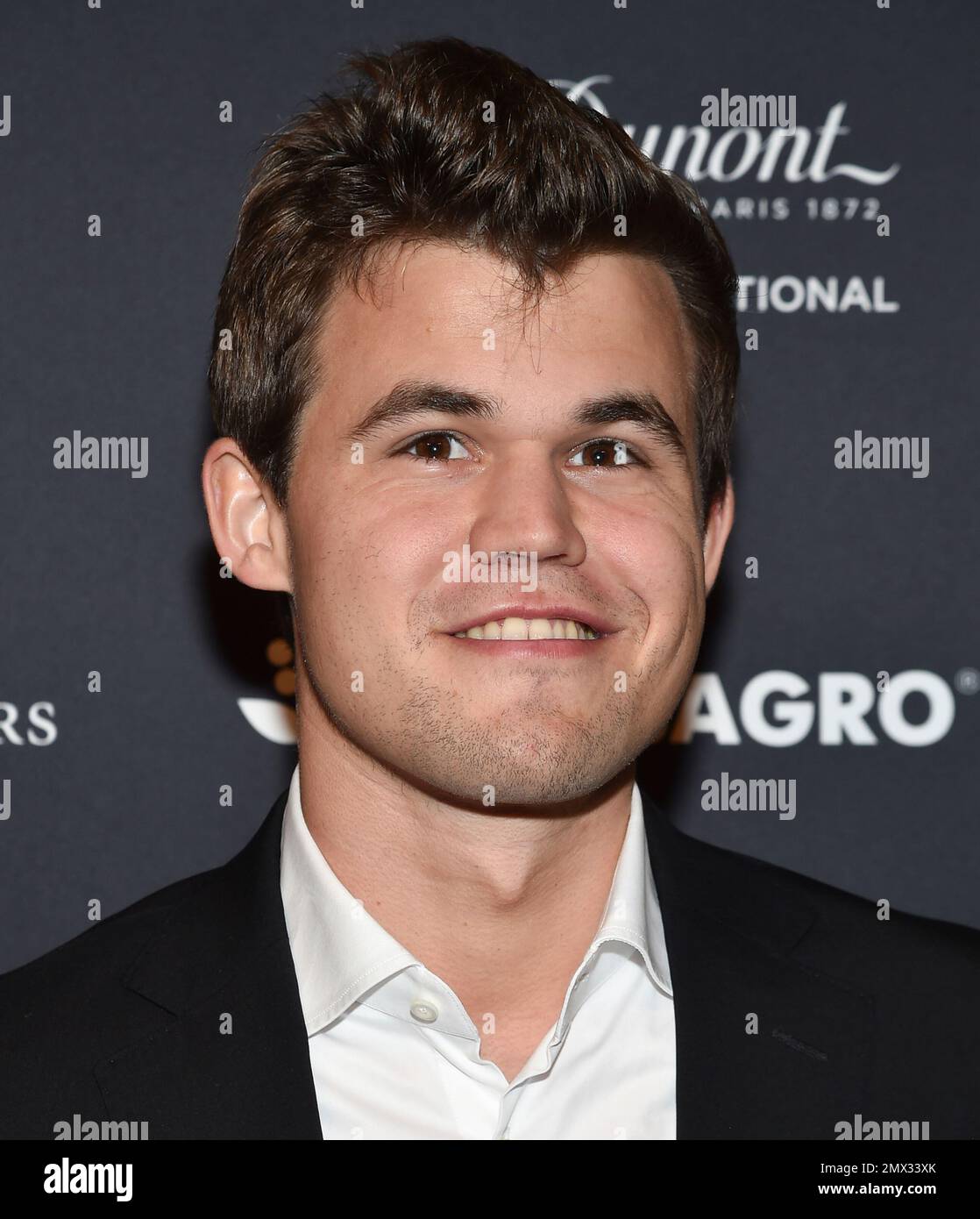 Chess champion Magnus Carlsen attends the World Chess Championship ...
