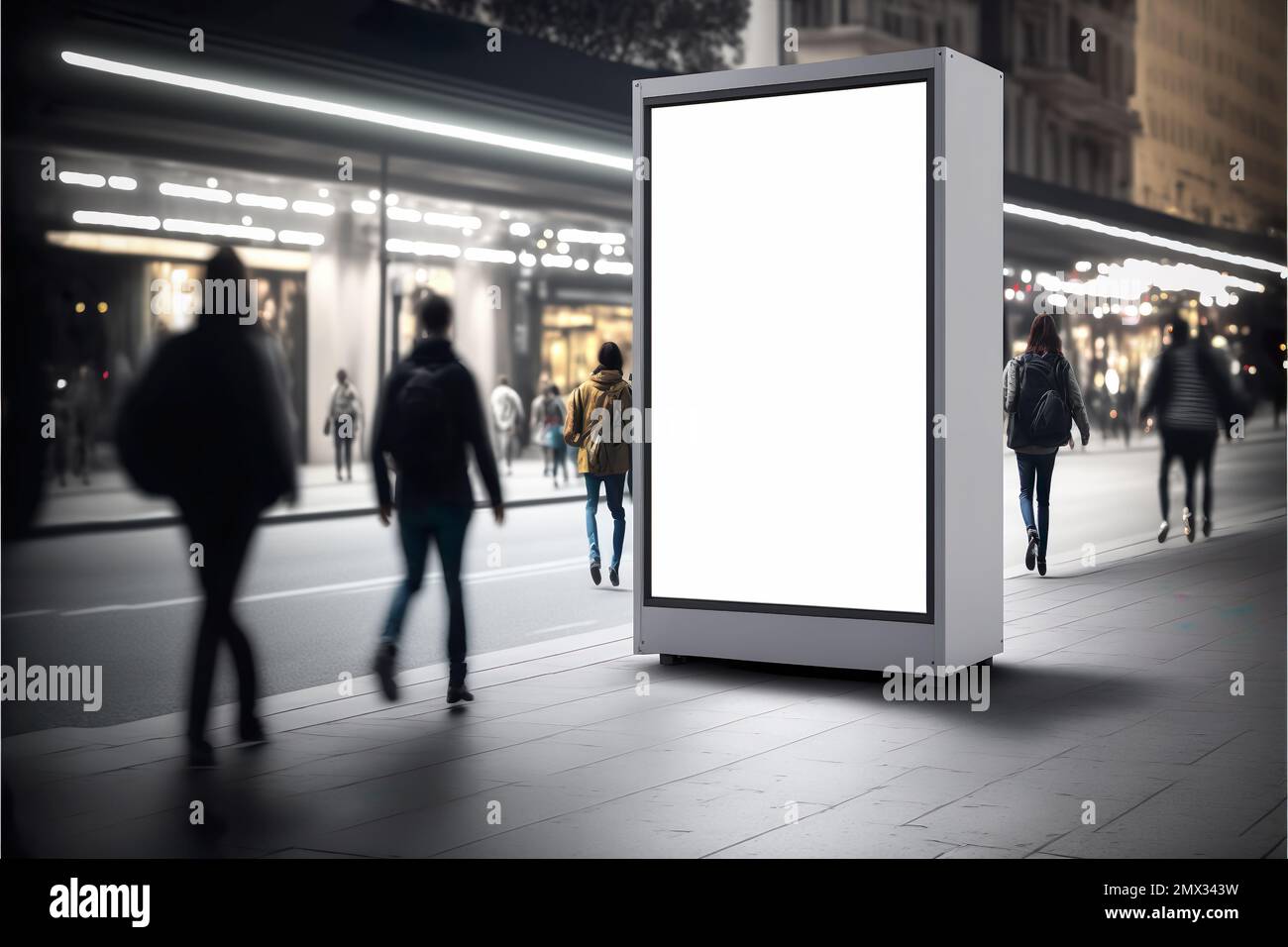 Digital signage interior hi-res stock photography and images - Alamy