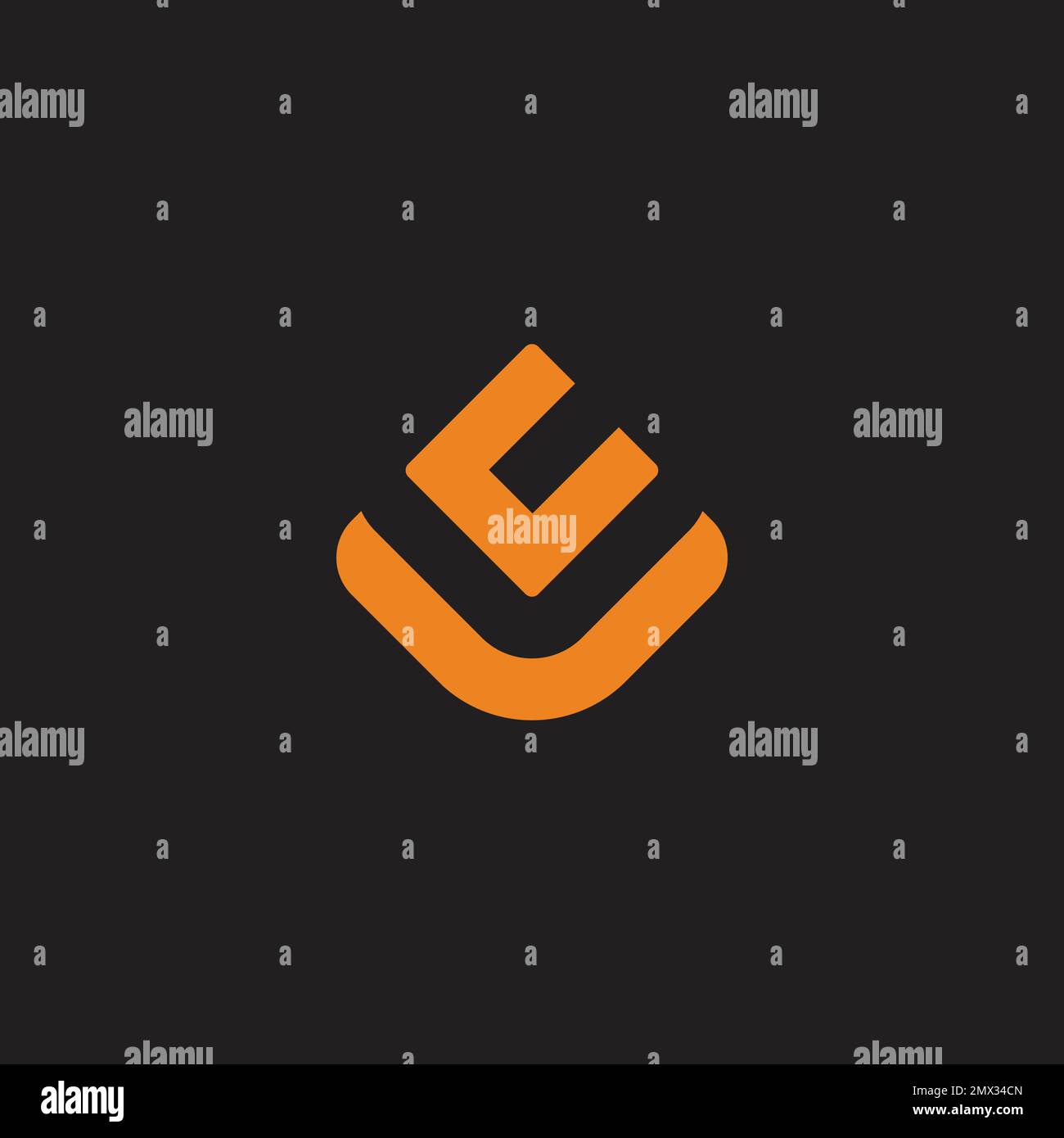 letter cv simple geometric line logo vector Stock Vector Image & Art ...