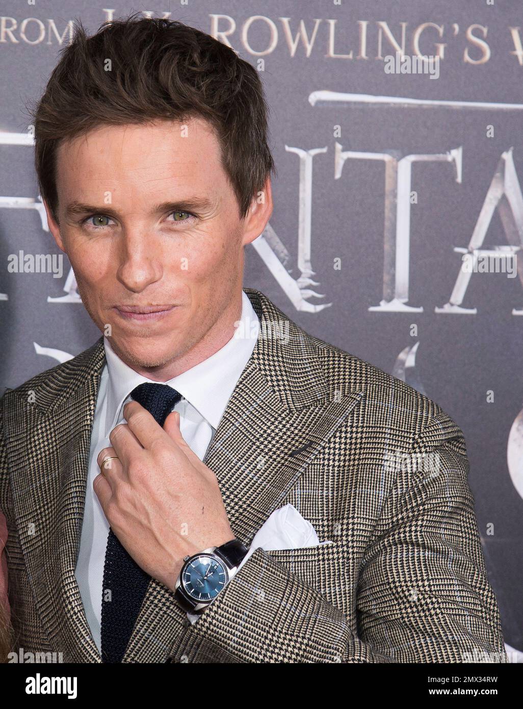 Eddie Redmayne attends the world premiere of "Fantastic Beasts and ...
