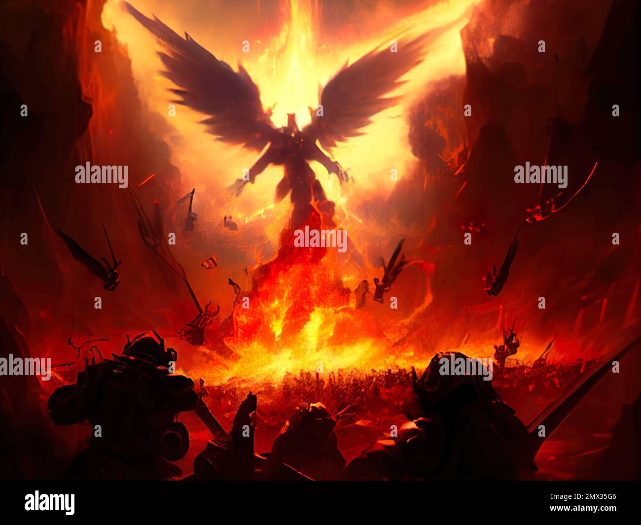 Battle Between Good And Evil Wallpaper