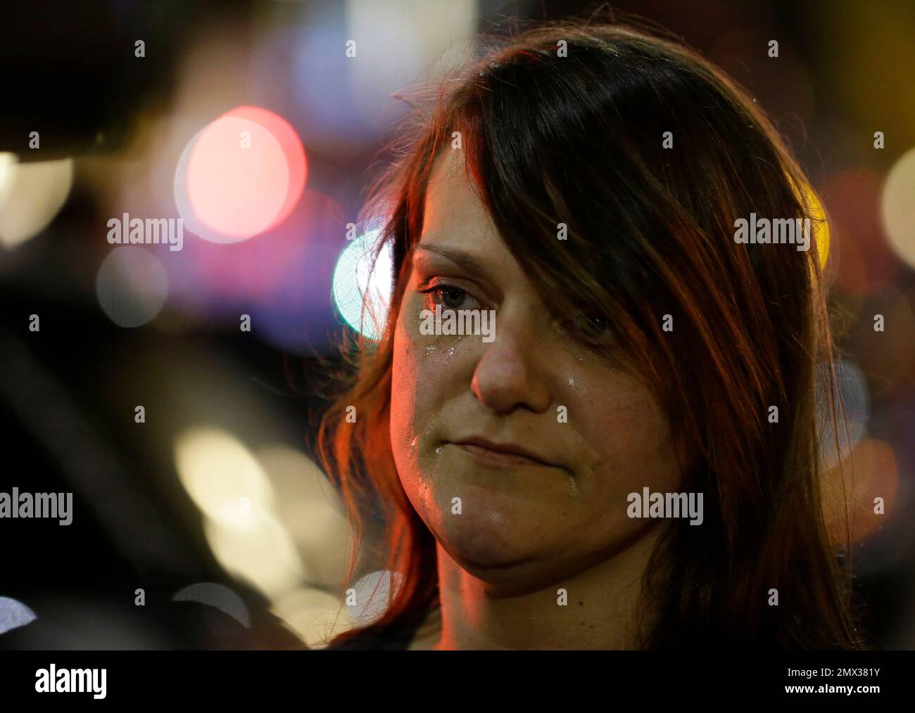 Sharon Keith, who works in a store near where a shooting took place ...