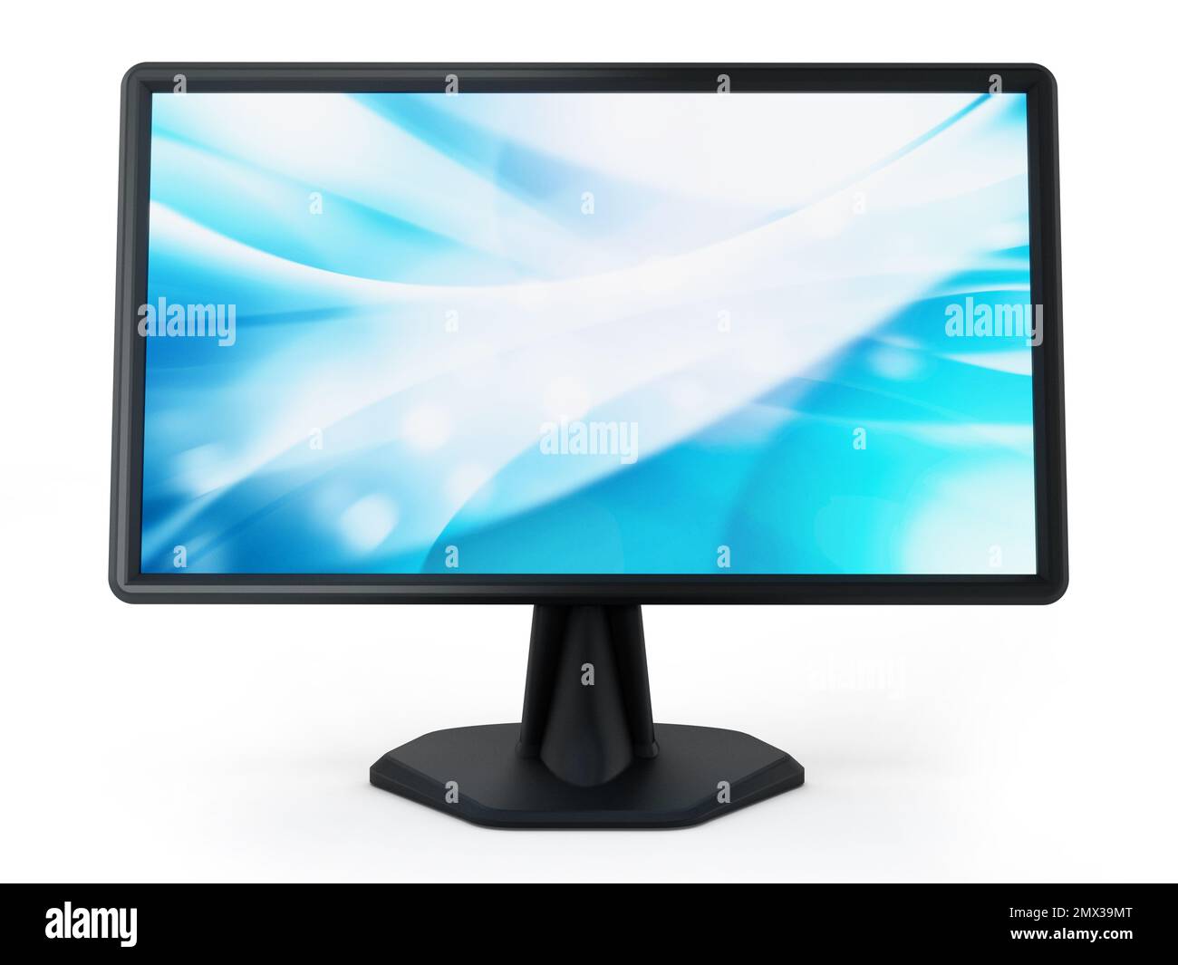 LED screen isolated on white background. 3D illustration Stock Photo ...