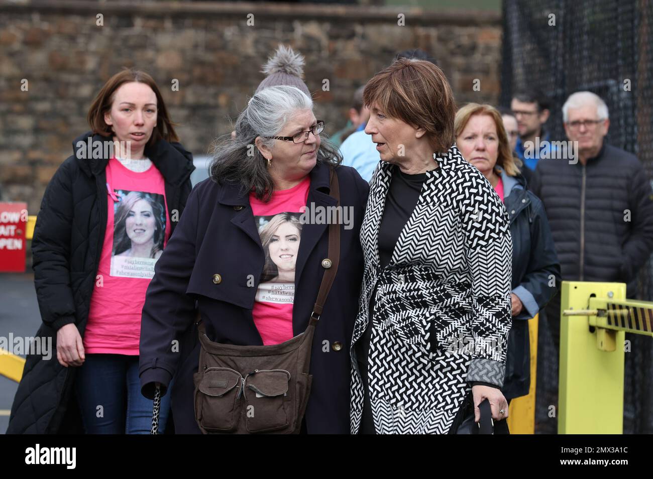 Friends, family members and supporters of murder victim Natalie McNally ...