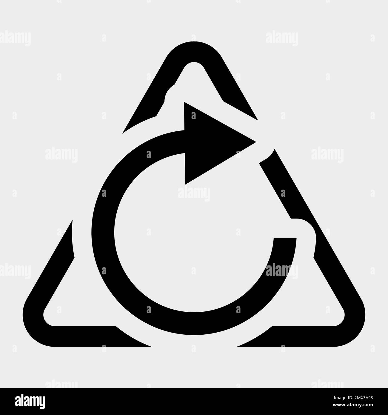 Refresh Icon Symbol Sign Isolate on White Background,Vector ...