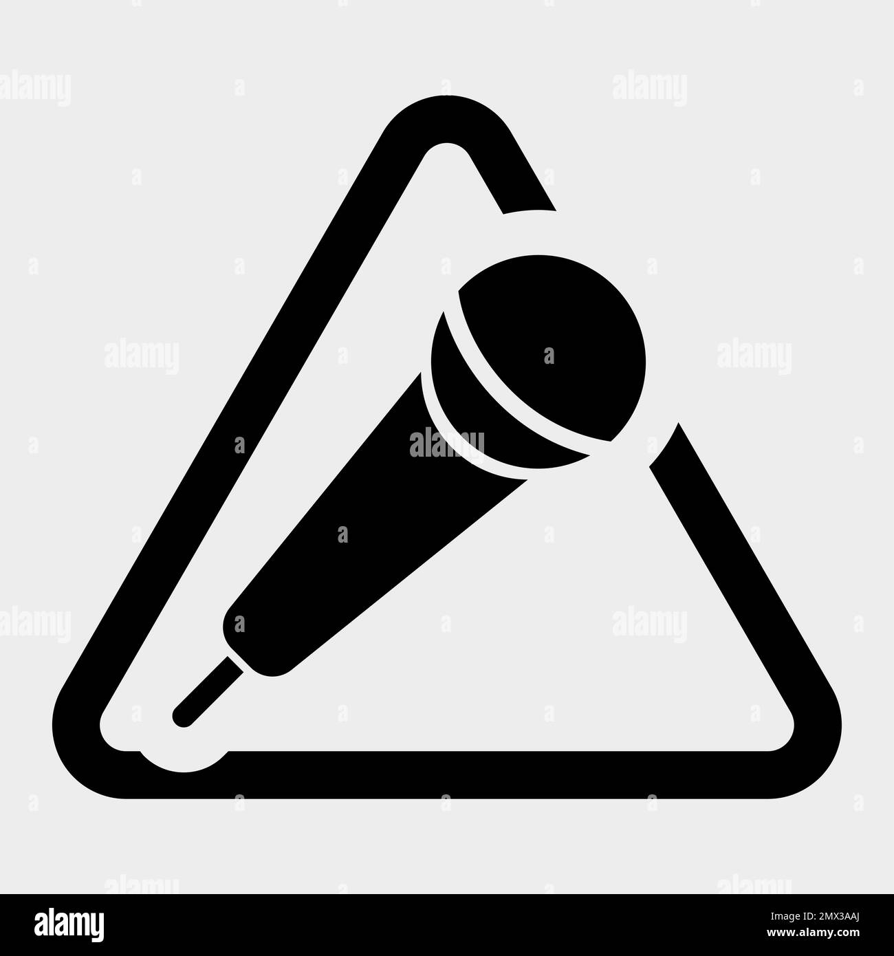 Microphone Icon Symbol Sign Isolate on White Background,Vector ...