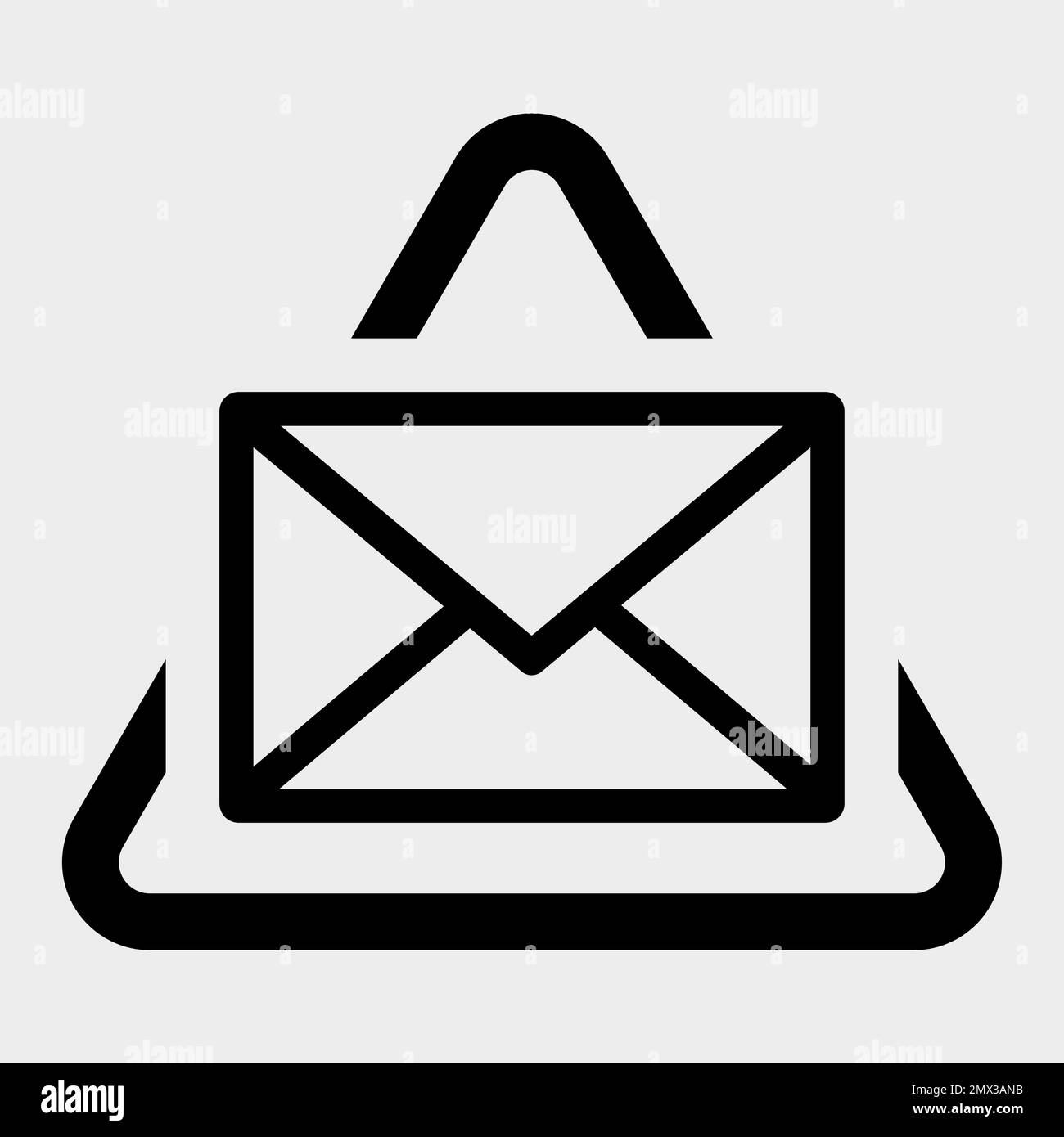 Letter,Mail icon Symbol Sign Isolate on White Background,Vector ...