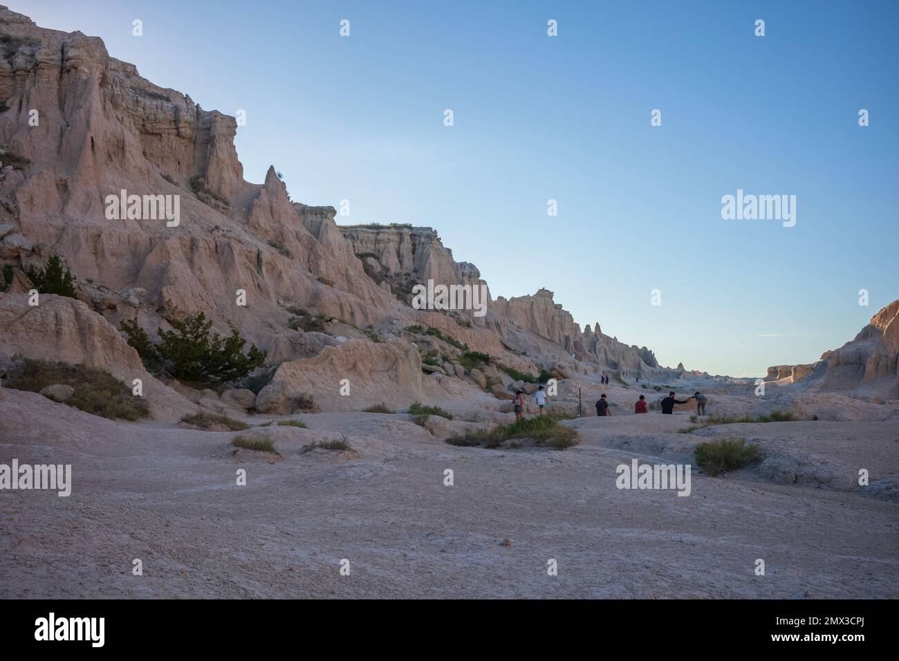 The view of the rugged yet beautiful Notch Trail at Badlands National ...