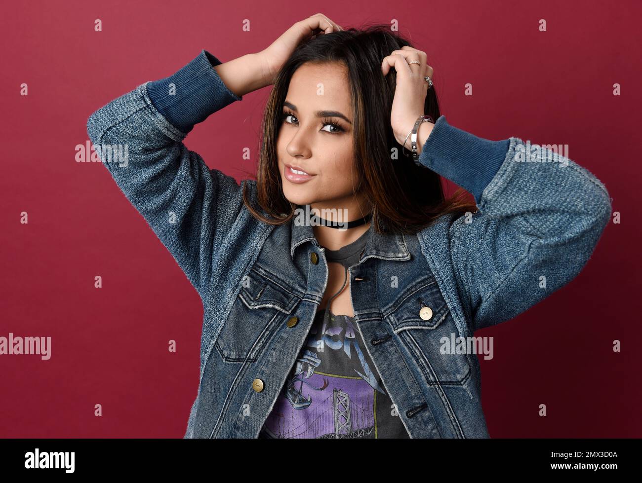 Singer/actress Becky G poses for a portrait on Tuesday, Nov. 8, 2016 ...