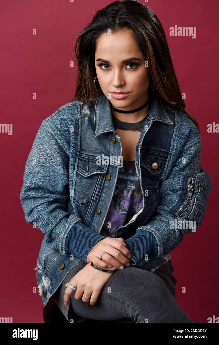 Singer/actress Becky G poses for a portrait on Tuesday, Nov. 8, 2016 ...