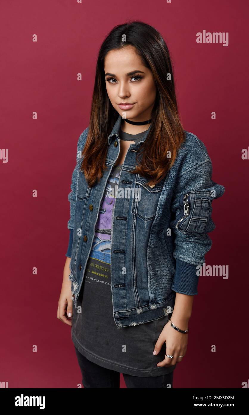 Singer/actress Becky G poses for a portrait on Tuesday, Nov. 8, 2016 ...