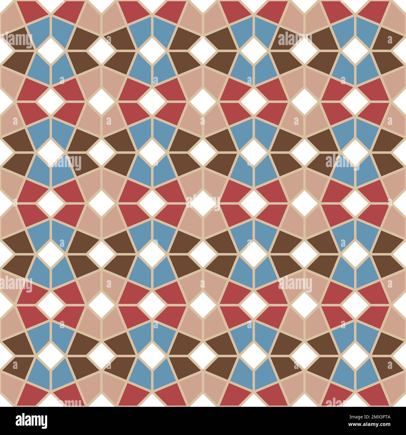 Blue and brown mosaic floor Cut Out Stock Images & Pictures - Alamy