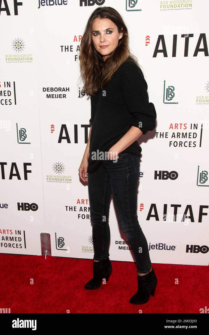 Keri Russell attends an Arts in the Armed Forces benefit performance of ...