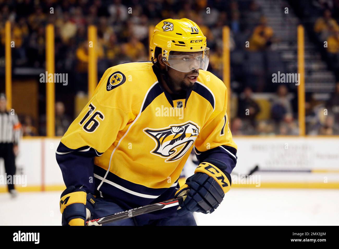 Nashville Predators defenseman P.K. Subban plays against the Carolina ...