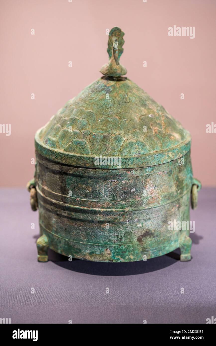 Exquisite Bronze Artifacts of Ancient China Stock Photo - Alamy