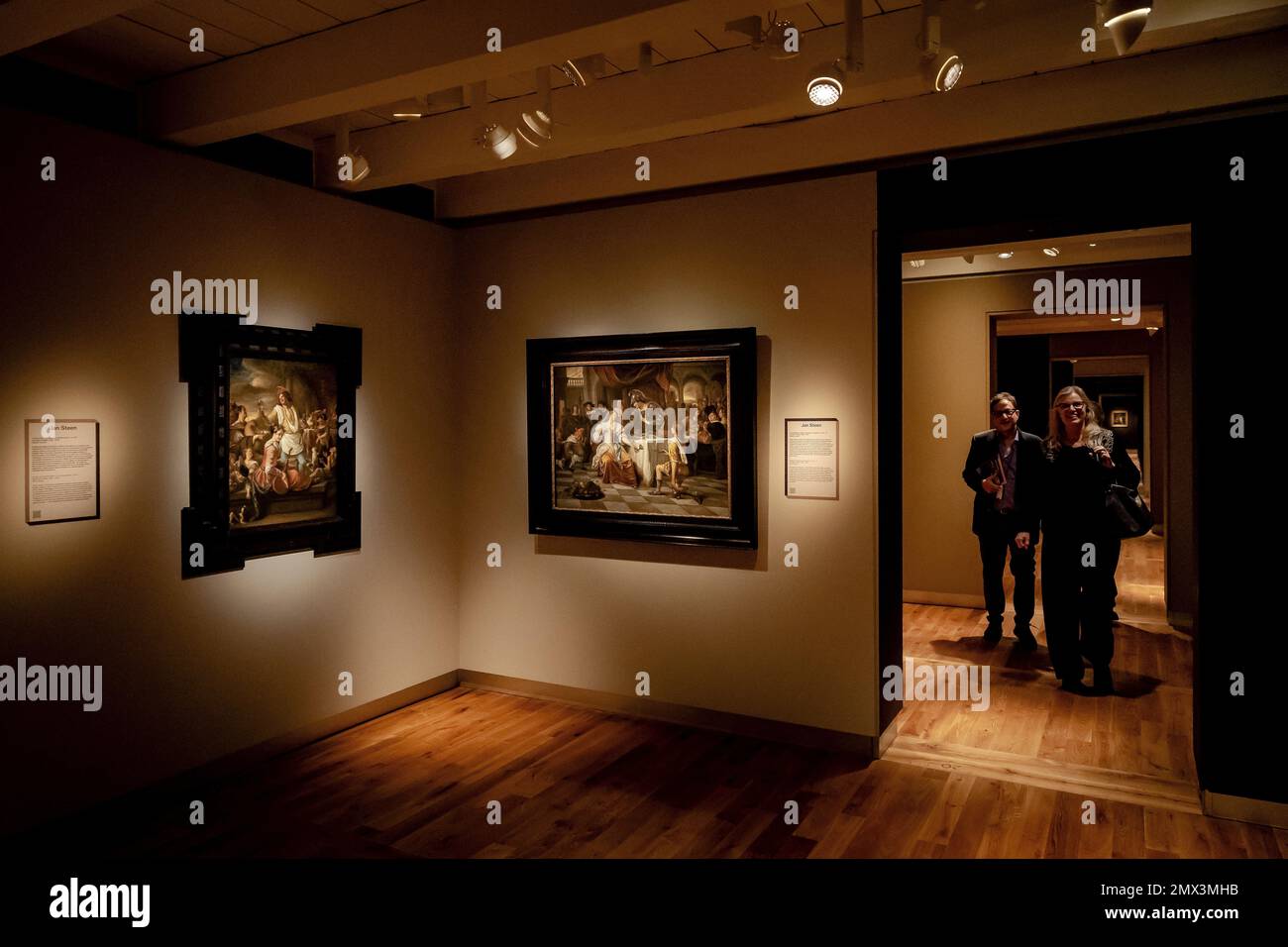 AMSTERDAM - Works by Jan Steen in the exhibition Rembrandt ...