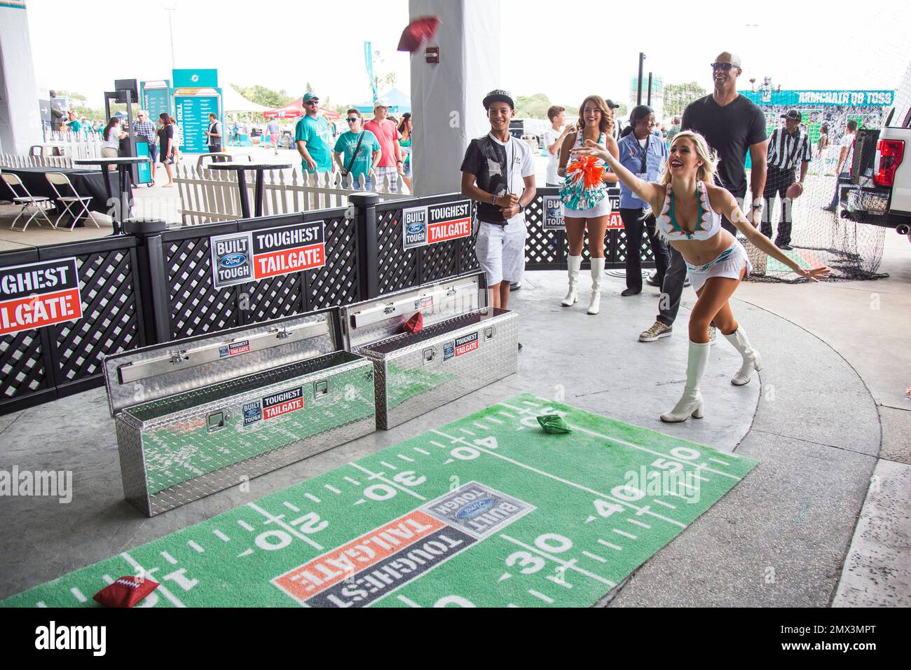 The Built Ford Tough Toughest Tailgate at Hard Rock Stadium on Sunday ...