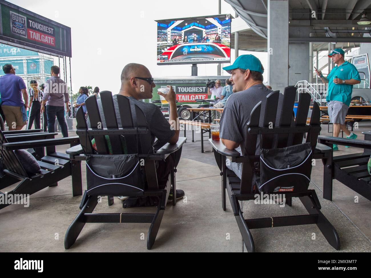 The Built Ford Tough Toughest Tailgate at Hard Rock Stadium on Sunday ...