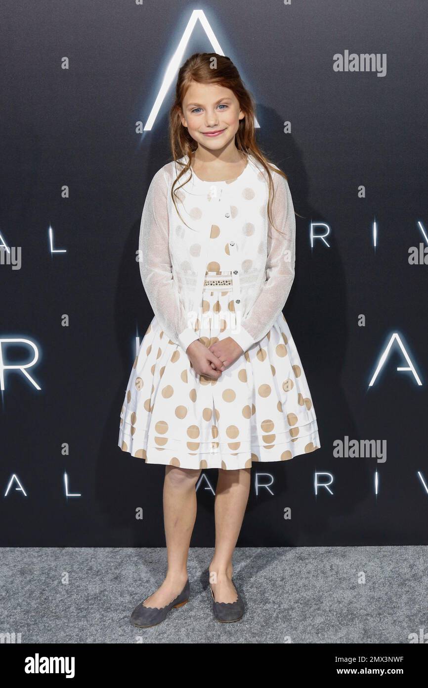 Abigail Pniowsky arrives at the LA Premiere of "Arrival" at the Regency ...