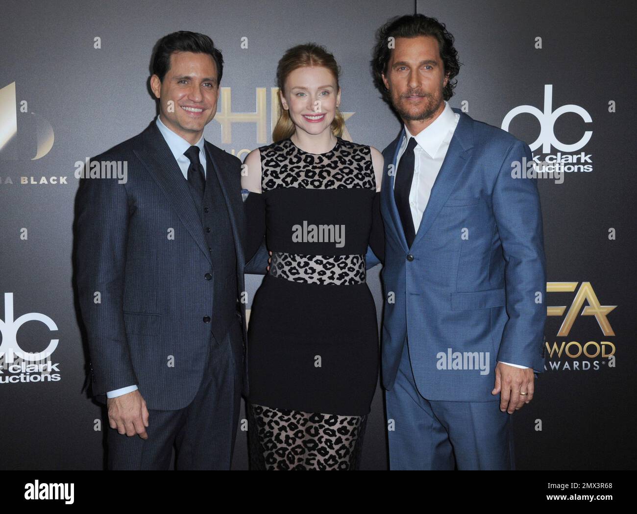 Edgar Ramirez, from left, Bryce Dallas Howard and Matthew McConaughey ...