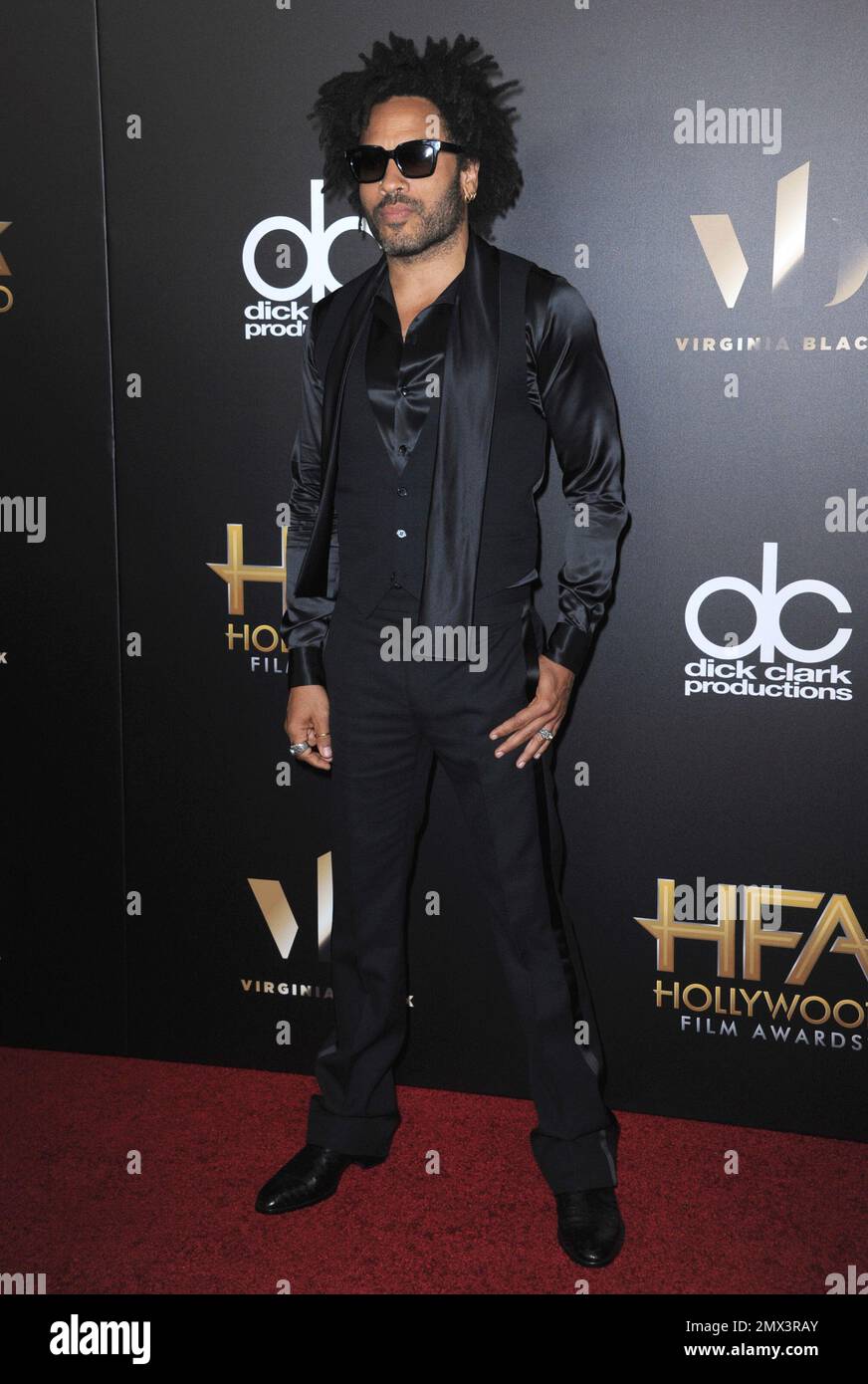 Lenny Kravitz arrives at the 20th annual Hollywood Film Awards at the ...