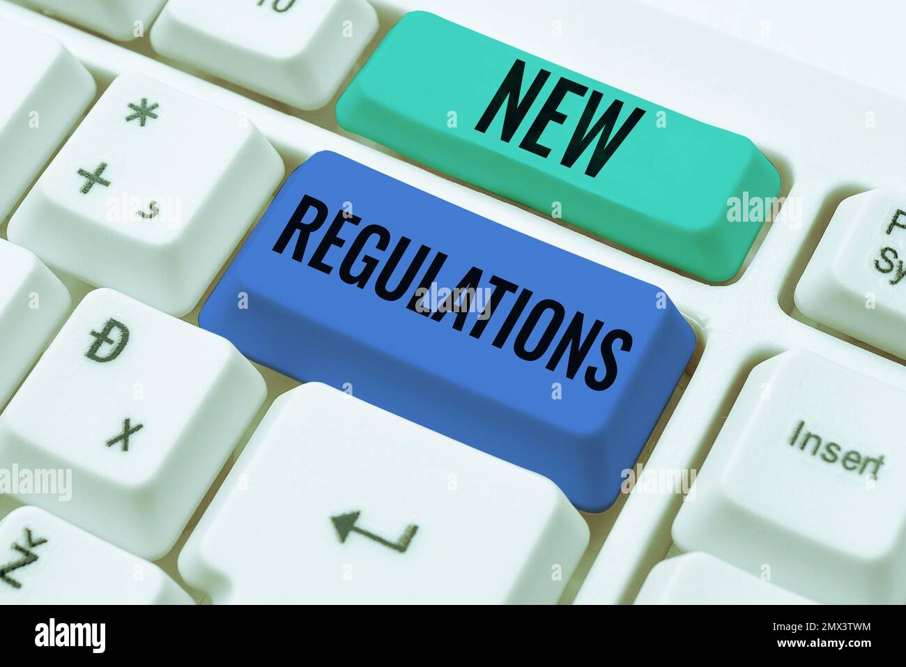 Text showing inspiration New Regulations. Business concept Regulation ...