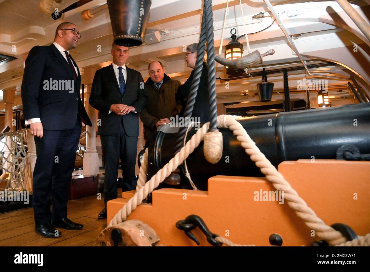 (left-right) Foreign Secretary James Cleverly, Australian Deputy Prime ...