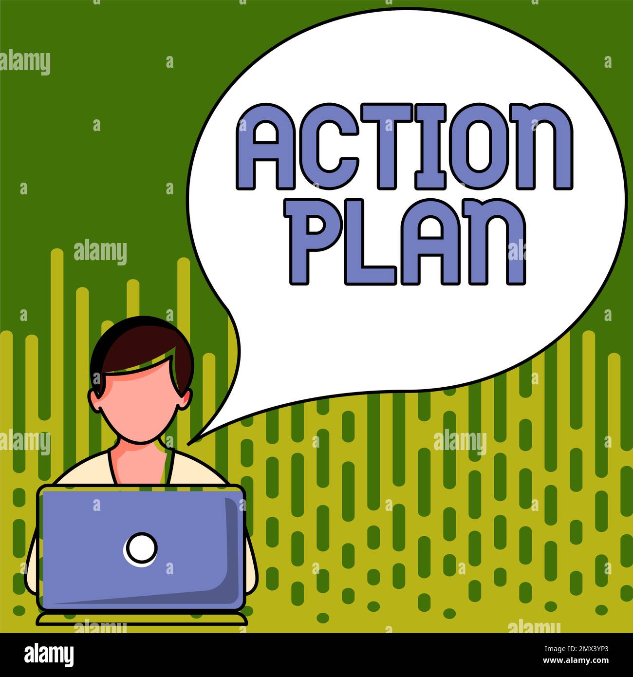 Conceptual display Action Plan. Conceptual photo list of things or ...