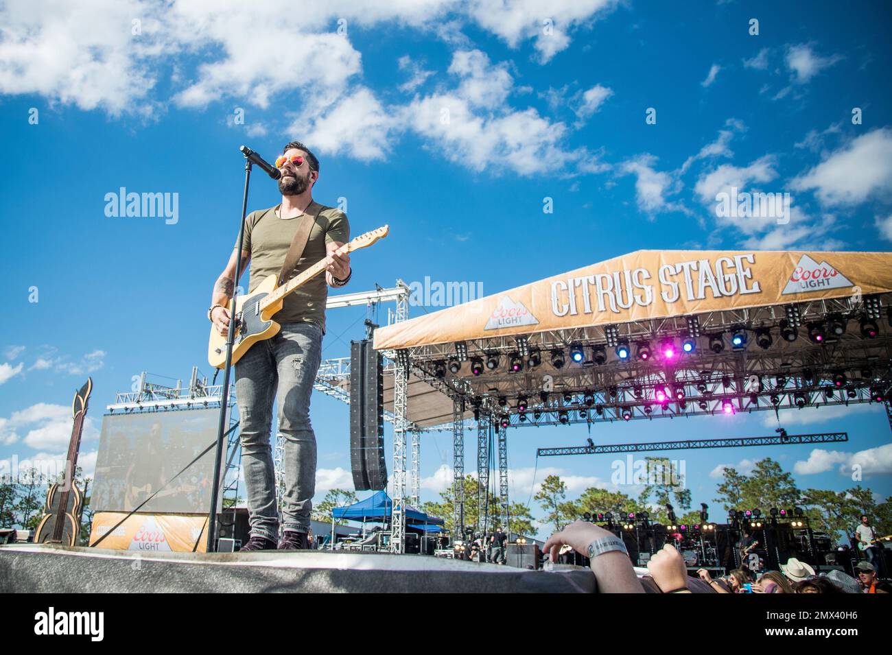 Matthew Ramsey of Old Dominion performs at CountryFlo Music & Camping ...