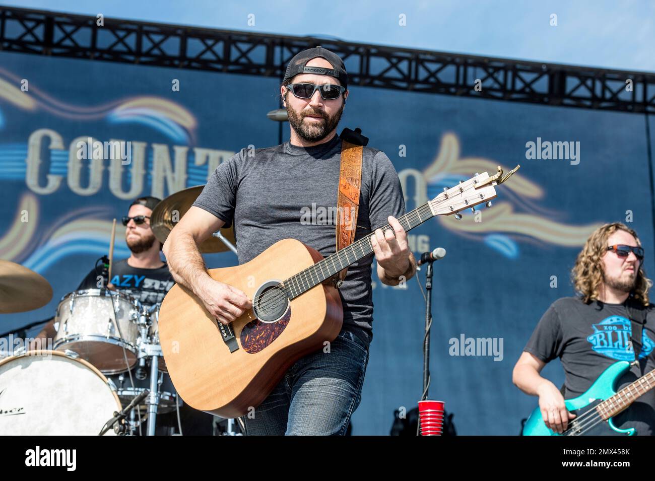 Josh Thompson performs at CountryFlo Music & Camping Festival at Triple ...