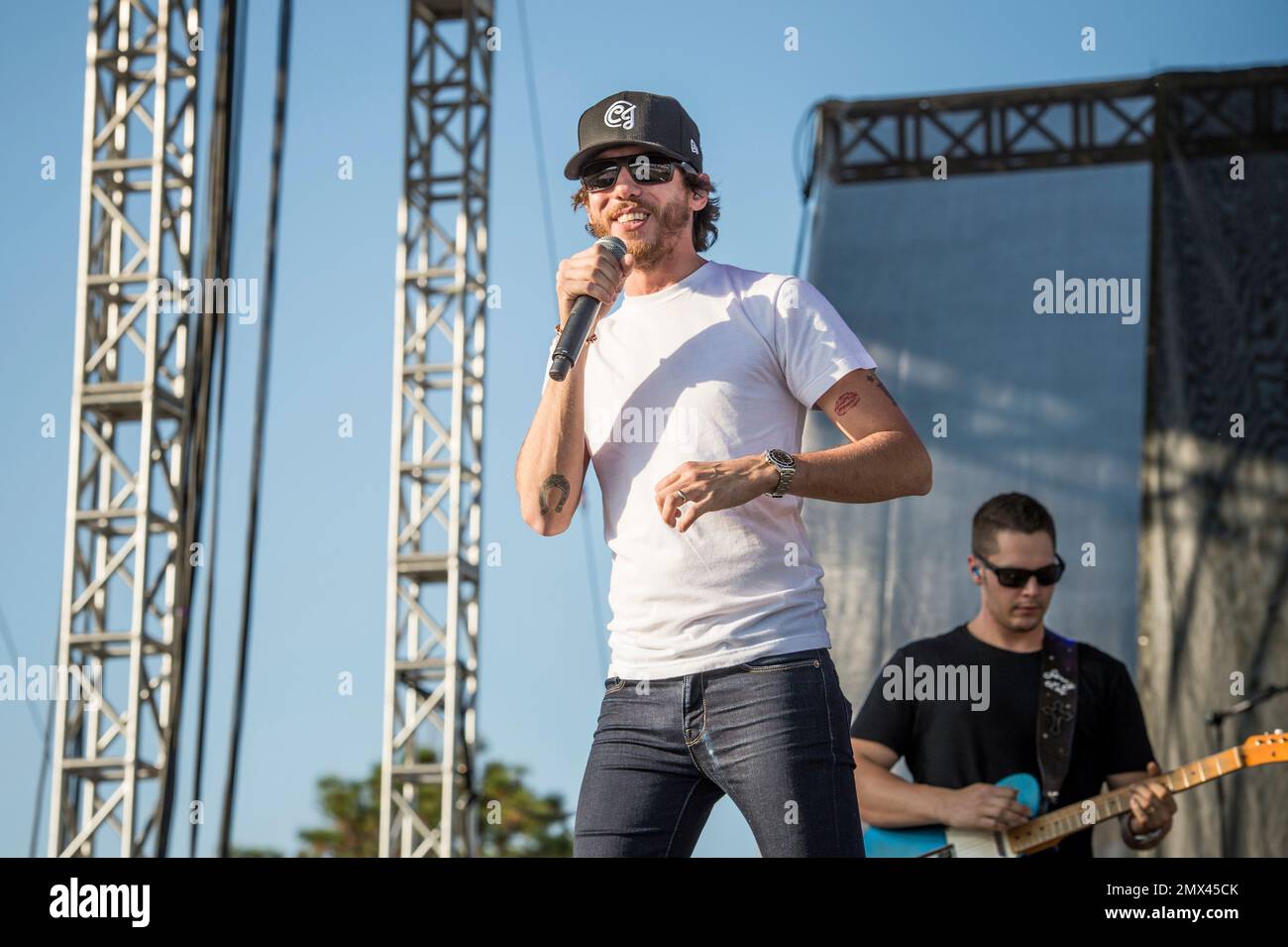 Chris Janson performs at CountryFlo Music & Camping Festival at Triple ...