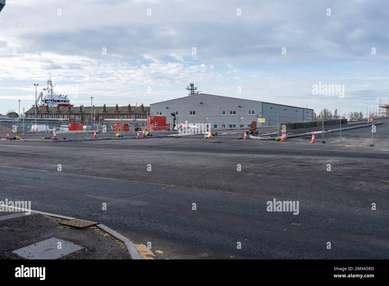 Building of the new third crossing at Great Yarmouth norfolk Stock ...