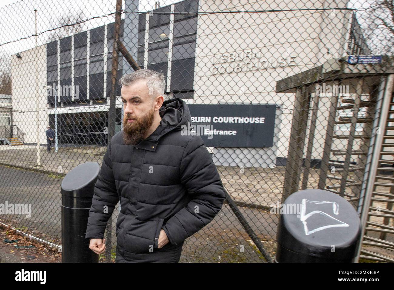 Natalie McNally's brother Niall, leaves Lisburn Courthouse, where ...