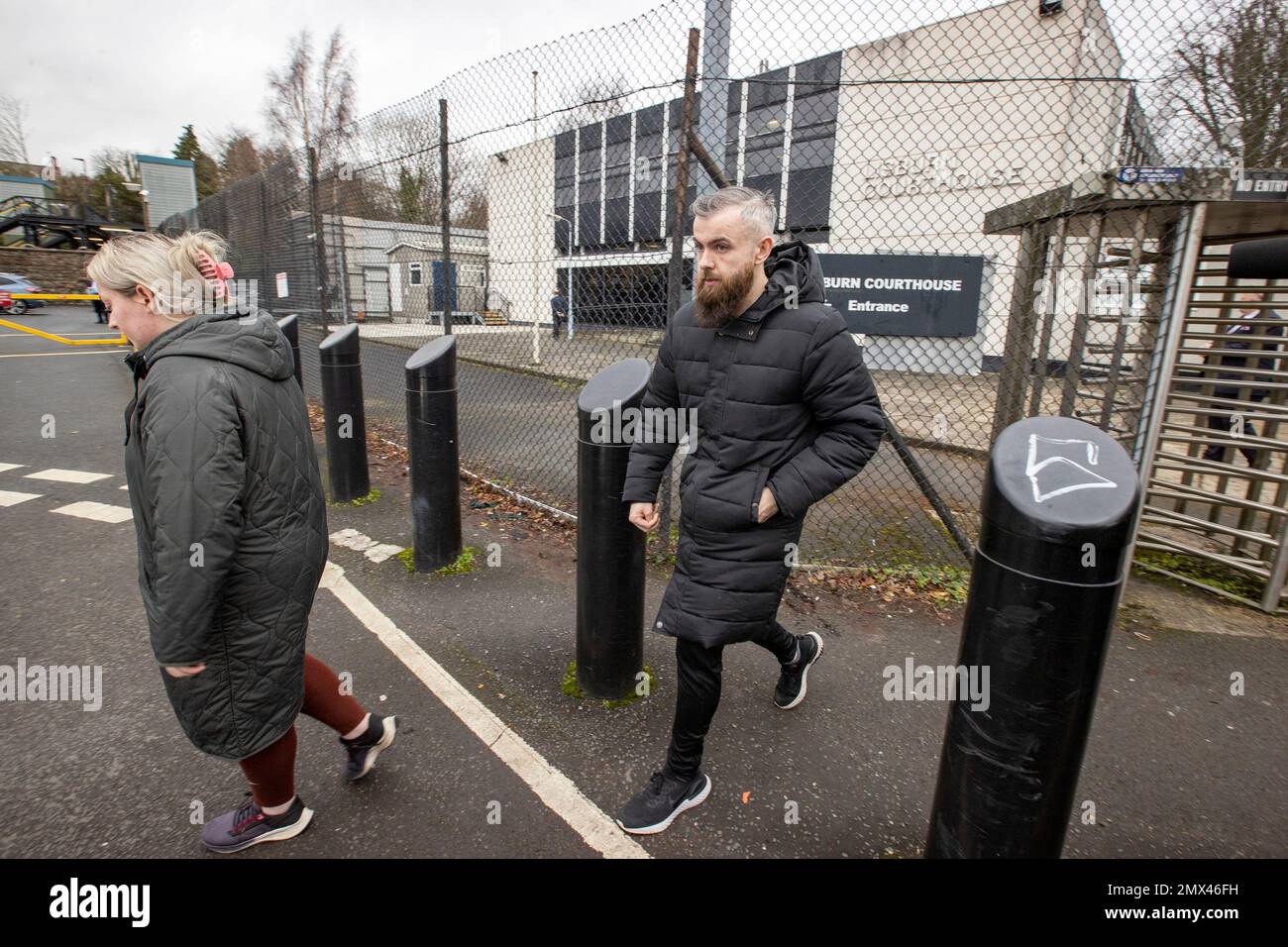 Natalie McNally's brother Niall, leaves Lisburn Courthouse, where ...