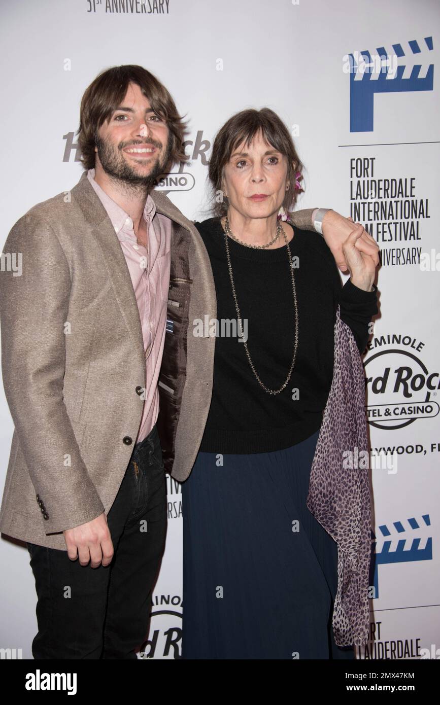 Robert Schwartzman, left, and Talia Shire attend the 31st Annual FLIFF ...