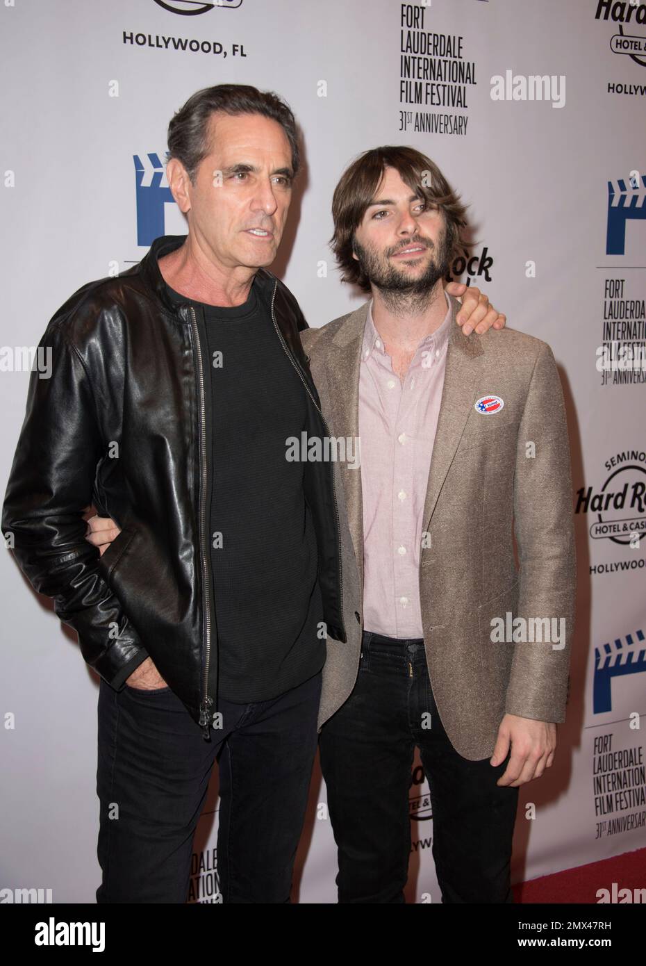 Robin Thomas, left, and Robert Schwartzman attend the 31st Annual FLIFF ...