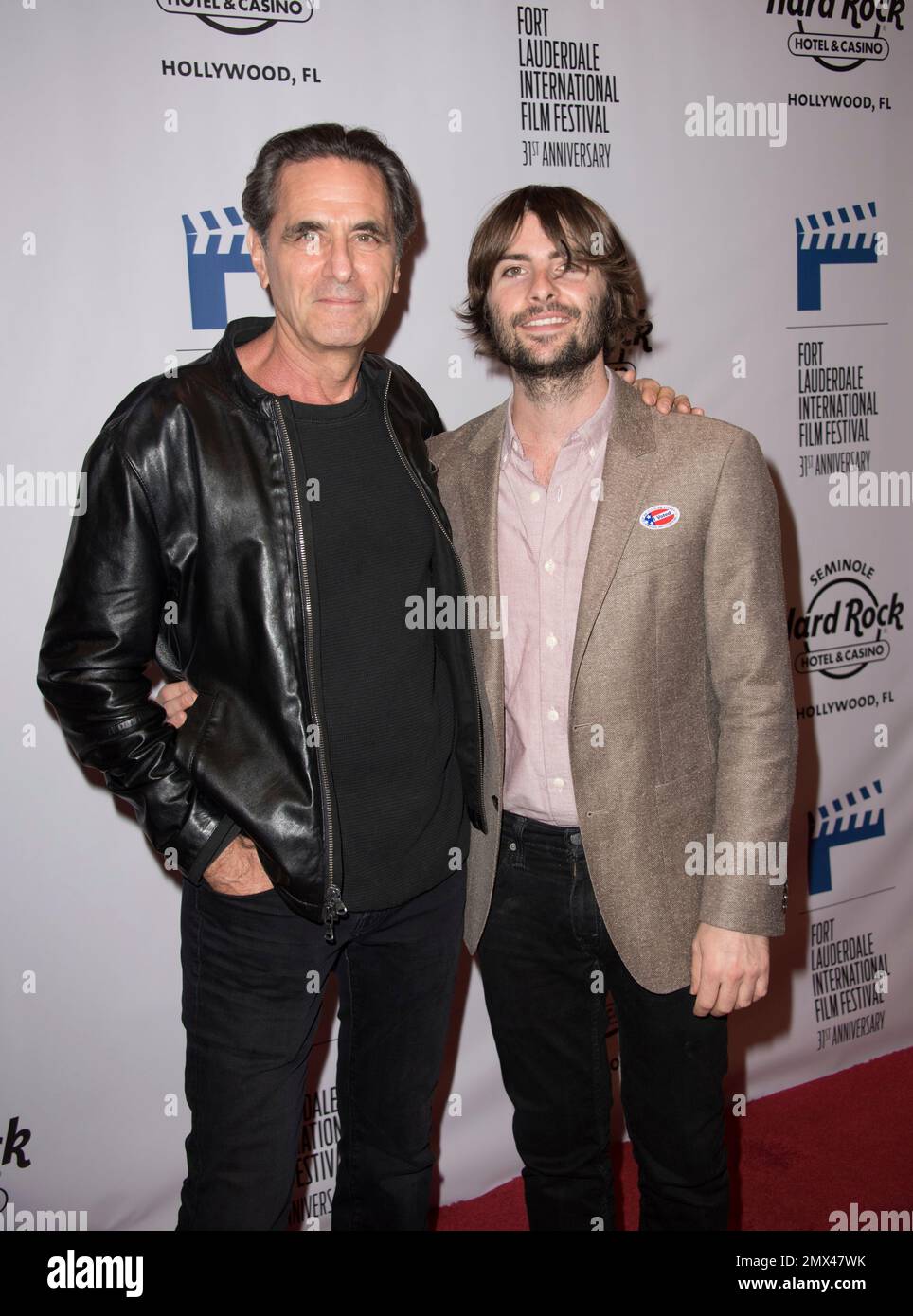 Robin Thomas, left, and Robert Schwartzman attend the 31st Annual FLIFF ...
