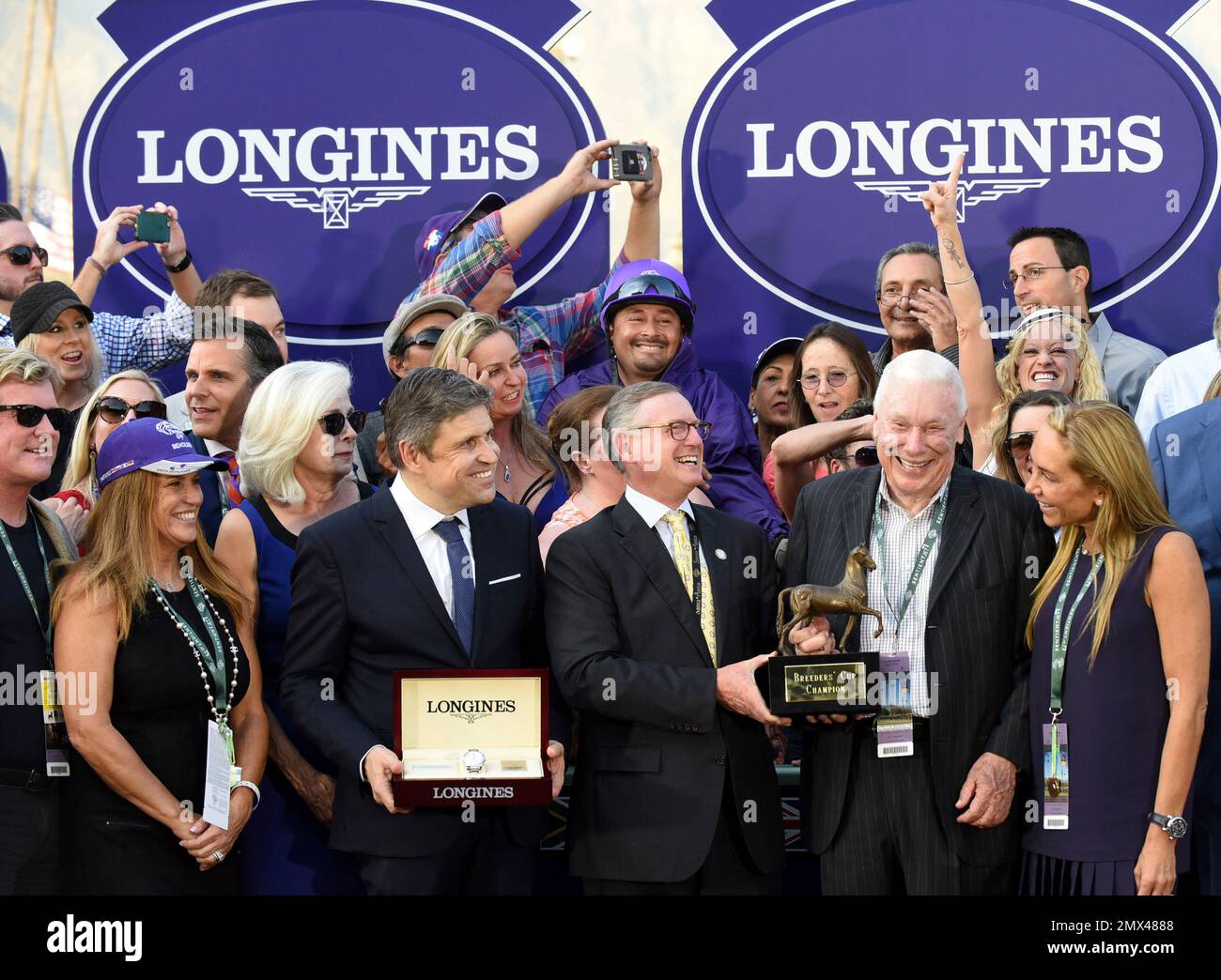 IMAGE DISTRIBUTED FOR LONGINES - Juan-Carlos Capelli, left, Longines ...