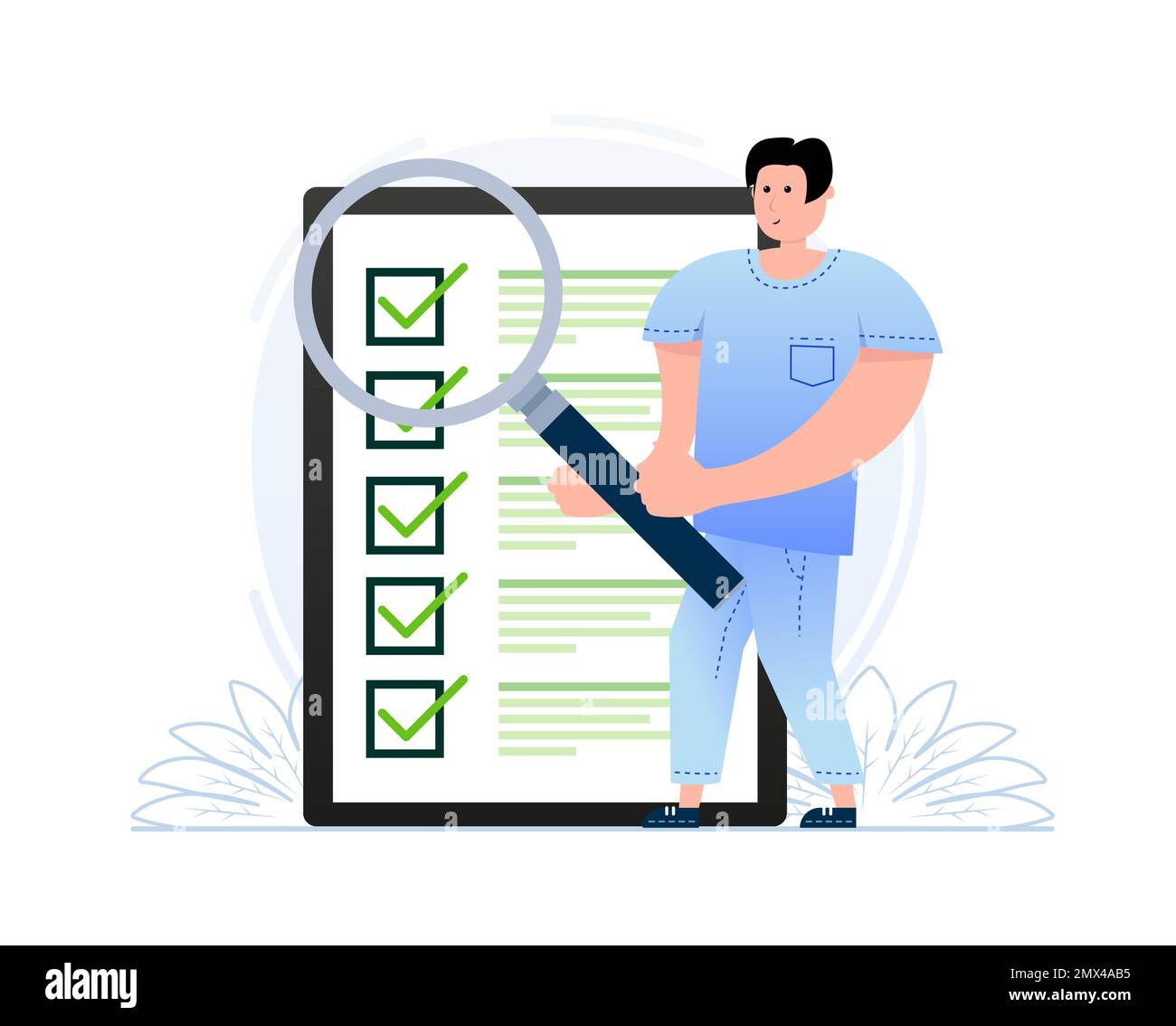 Claim form check list Cut Out Stock Images & Pictures - Alamy