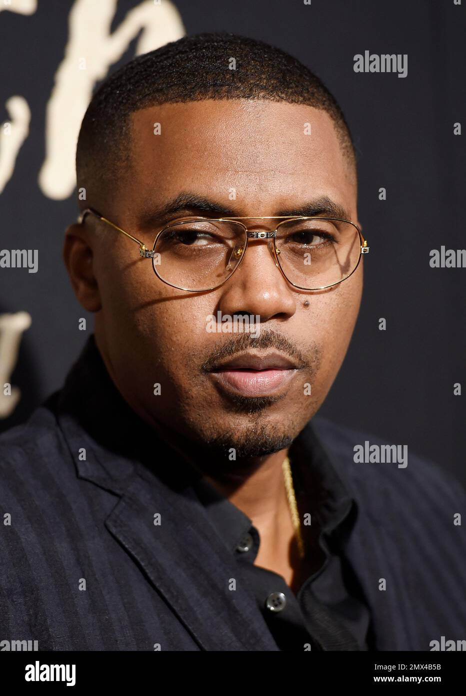 FILE - In this Sept. 21, 2016 file photo, Nas poses at the premiere of ...