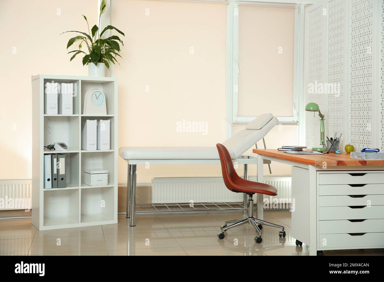 Modern interior of doctor's office with workplace Stock Photo - Alamy