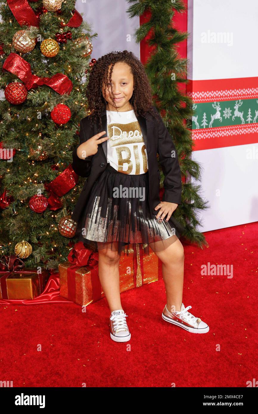 Marley Taylor arrives at the LA Premiere of "Almost Christmas" at the ...