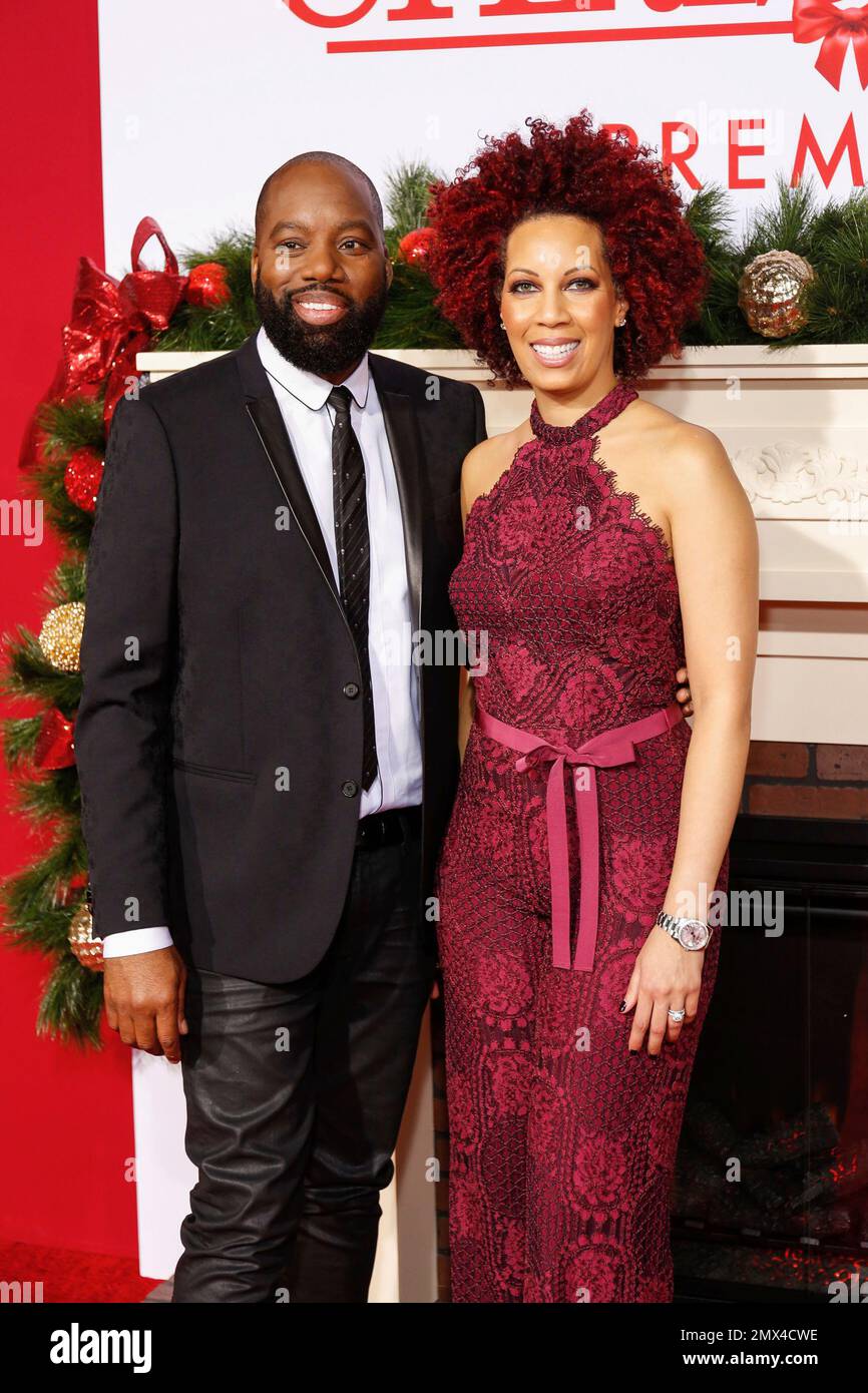 Director David E. Talbert, left, and Lyn Talbert arrive at the LA ...