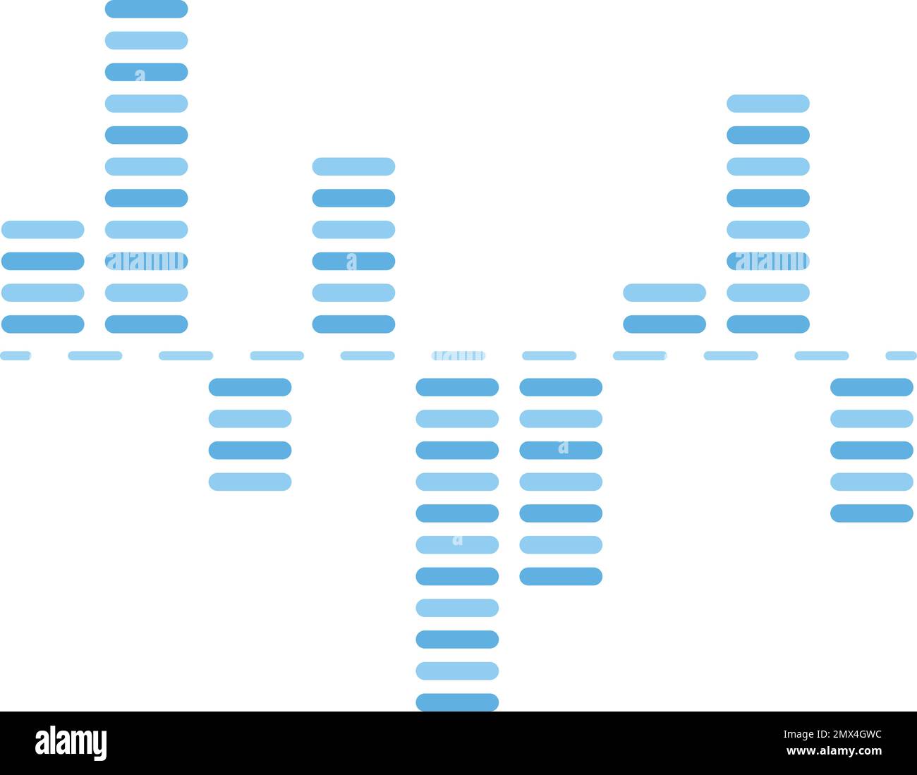 Financial column chart icon. Presentation report element Stock Vector Image & Art - Alamy