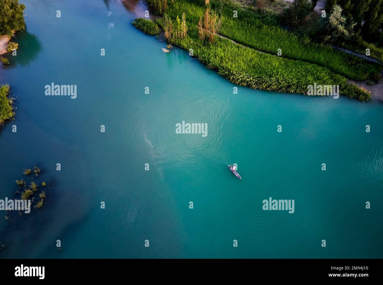 Aerial shot view lake sairan hi-res stock photography and images - Alamy