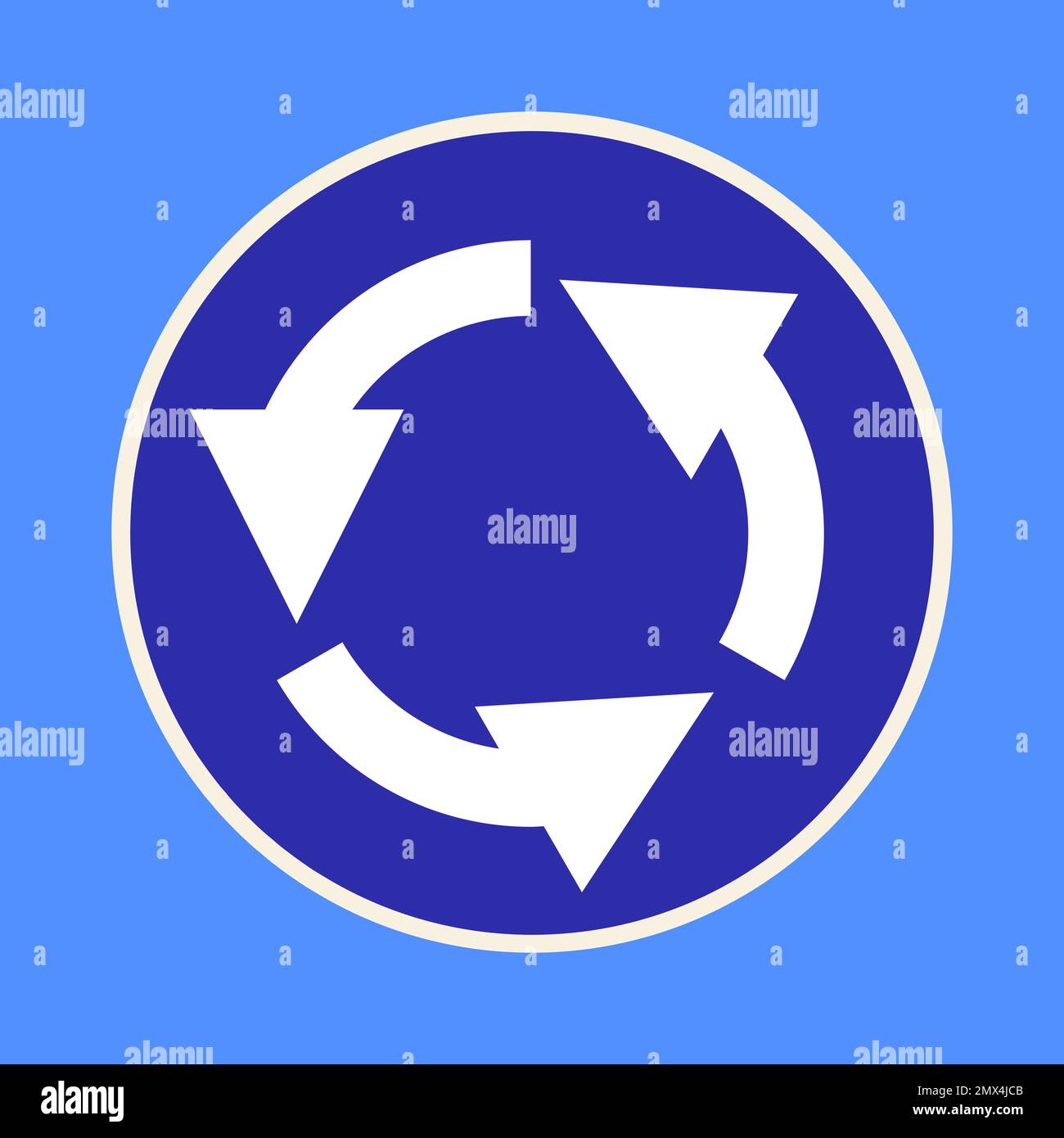 Icon roundabout circulation. Sign vector clipart illustration Stock Vector Image & Art - Alamy