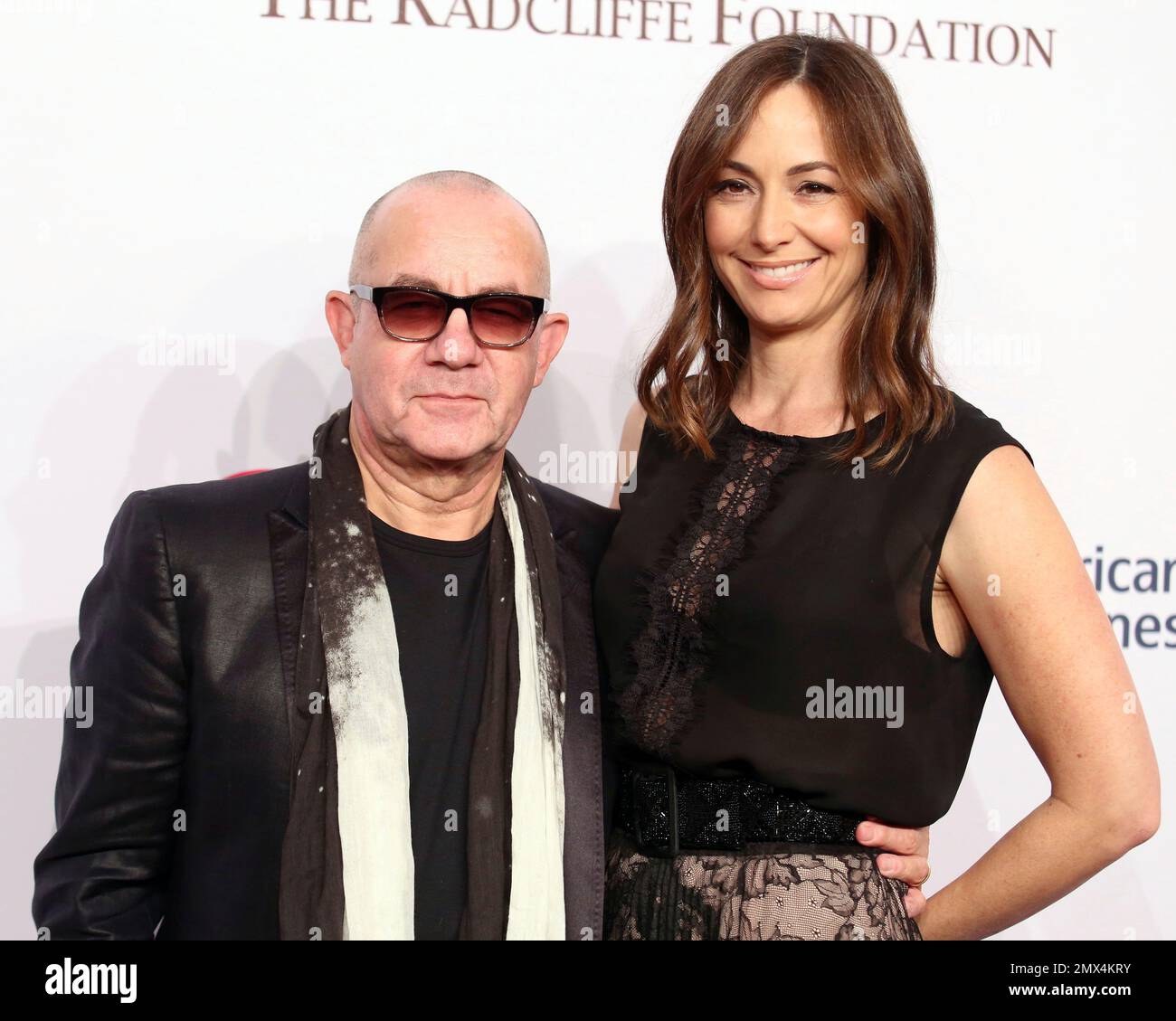 Bernie Taupin, left, and Heather Taupin attend the Elton John AIDS ...