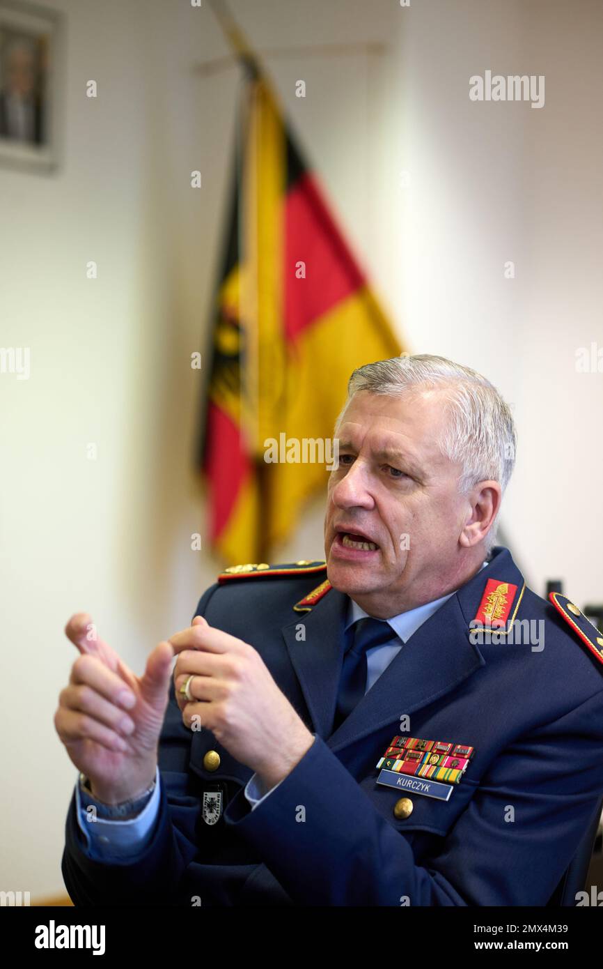 Koblenz, Germany. 02nd Feb, 2023. Major General Markus Kurczyk ...
