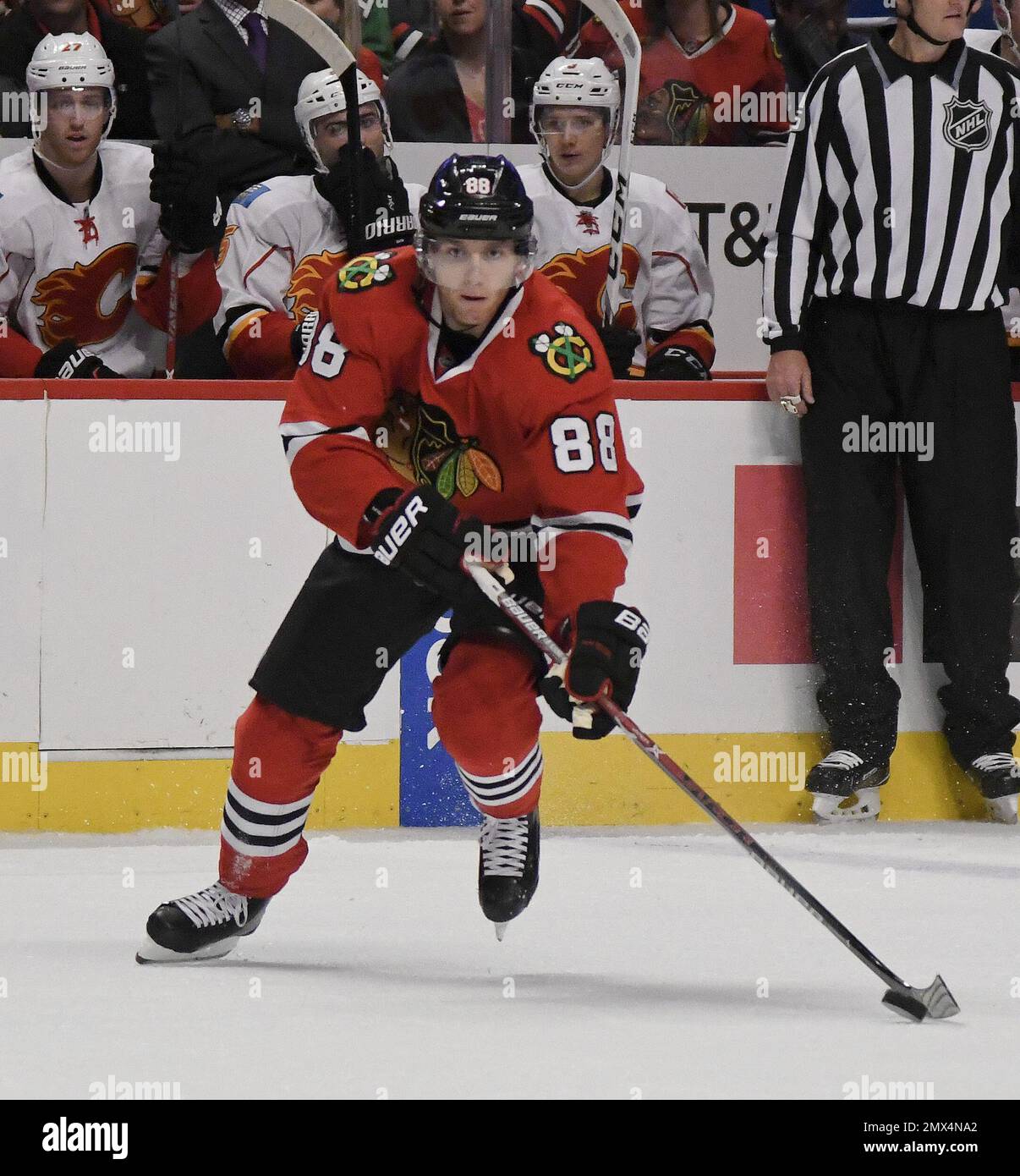 Chicago Blackhawks' Patrick Kane (88) during the first period of an NHL ...