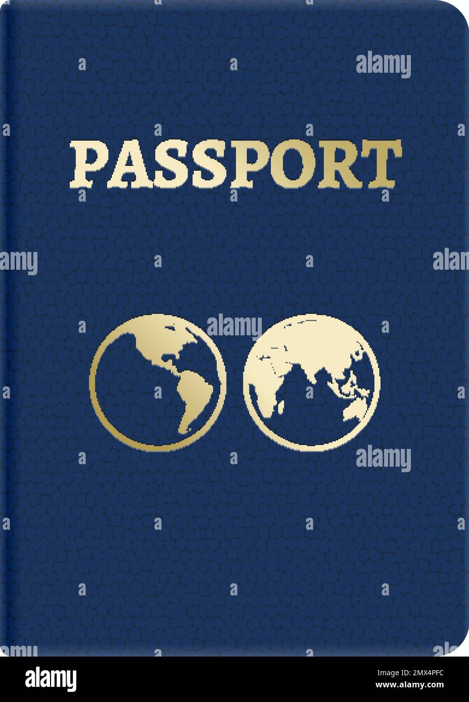 Passport Front Cover International Identity Realistic Mockup Stock Vector Image And Art Alamy